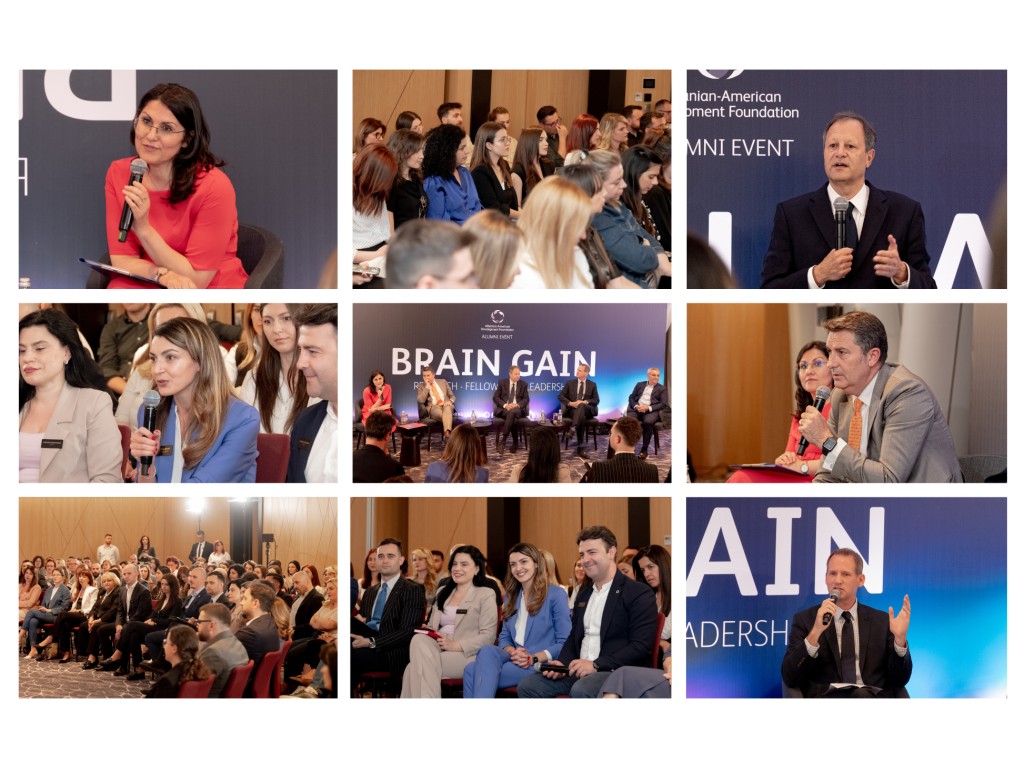 Brain Gain - AADF Alumni Talk - Albanian - American Development Foundation